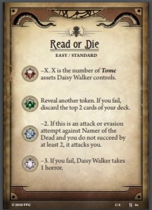 Parallel Daisy Walker/Read or Die Print and Play – Hall of Arkham