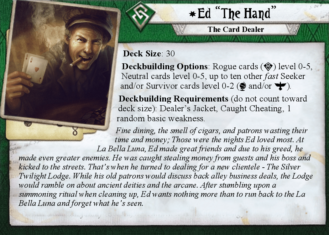 Arkham Horror LCG Custom Investigators – Hall of Arkham